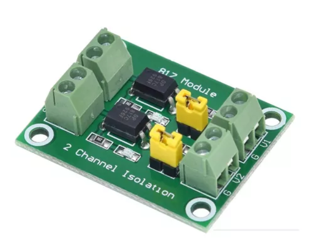 MÓDULO OPTOACOPLADOR PC817 2 CANALES – Arduinove